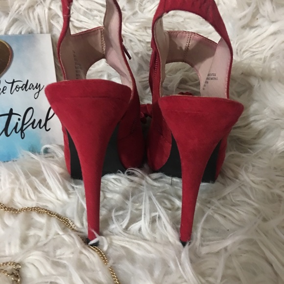 Shoes | Sexy Red Heels Size 75 | Poshmark